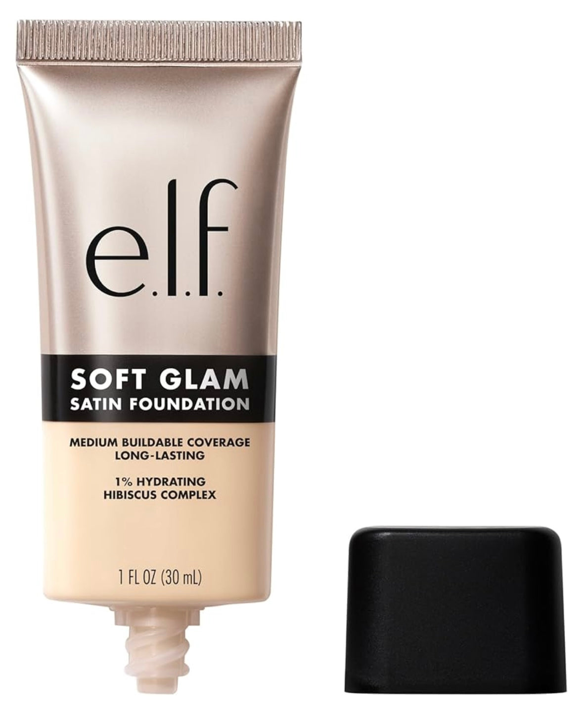 Elf Soft Glam Foundation, Medium Coverage, Long-Lasting & Buildable Fo ...
